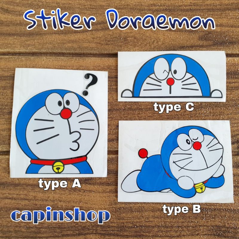 Jual STIKER DORAEMON // Sticker Tempelan Kaca Mobil Motor Doraemon ...