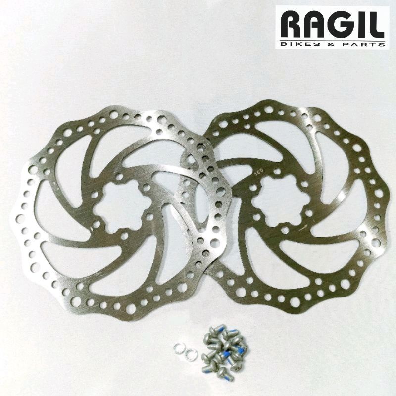 Jual ROTOR PIRINGAN REM CAKRAM SEPEDA 160MM 160 MM 6 HOLE LUBANG DISC ...