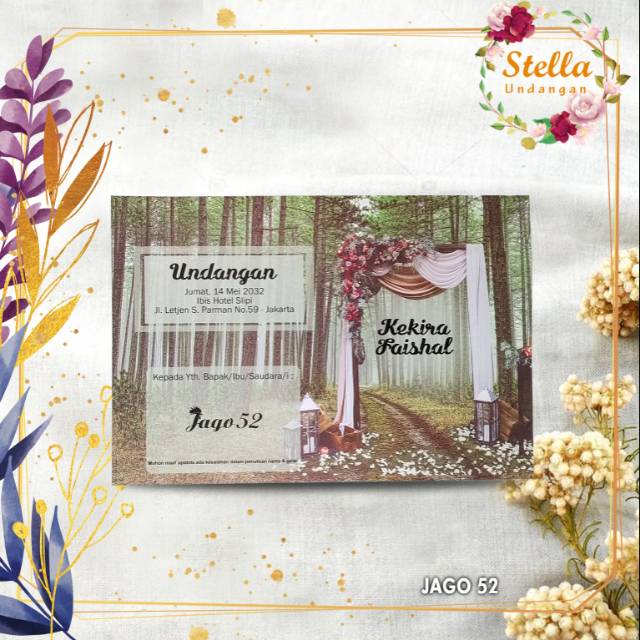 Jual Blangko Undangan Jago 52 | Shopee Indonesia