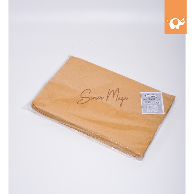 Jual Fox Amplop Samson Coklat Fox E (Pak) Isi 100 buah Murah ...