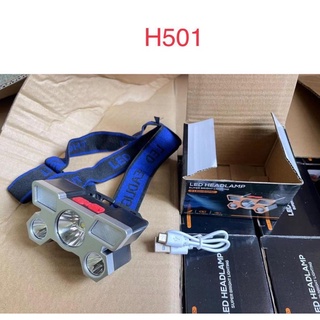 Jual [TS] H501 Senter Kepala Mini 5 LED / Waterproof HeadLamp USB ...