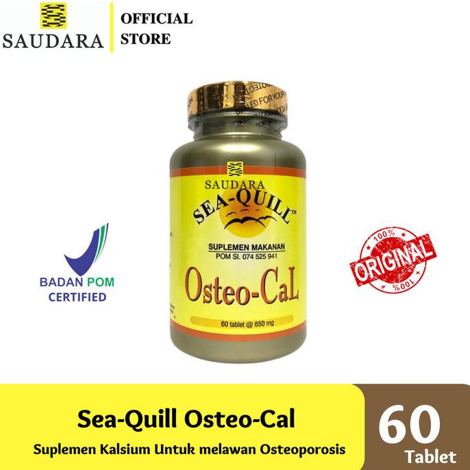 Jual Sea-Quill Osteo Cal (60 Kapsul) - OsteoCal, Kalsium Tulang MURAH ...
