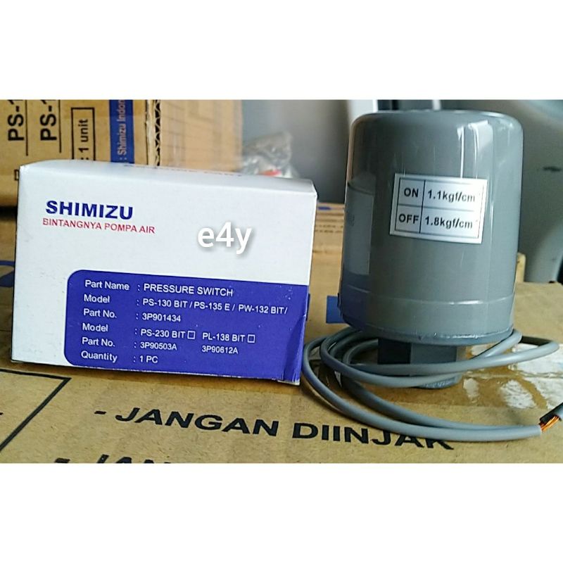 Jual Otomatis pompa Shimizu PS 135 E pressure switch pompa air Shimizu ...