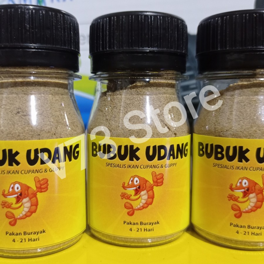 Jual BUBUK UDANG PAKAN BURAYAK IKAN HIAS 30GR (free pipet plastik ...