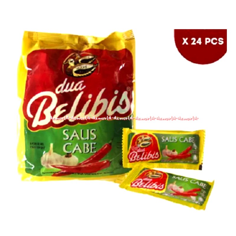 Jual Dua Belibis 24sachet Saus Cabe Sambal Kemasan Sachet 2belibis Saos ...