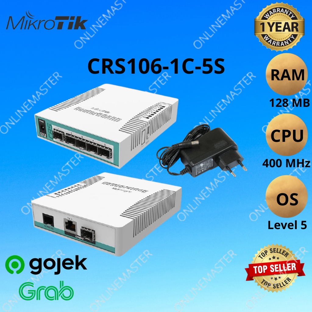 Jual MIkrotik Routerboard CRS106-1C-5S | Shopee Indonesia