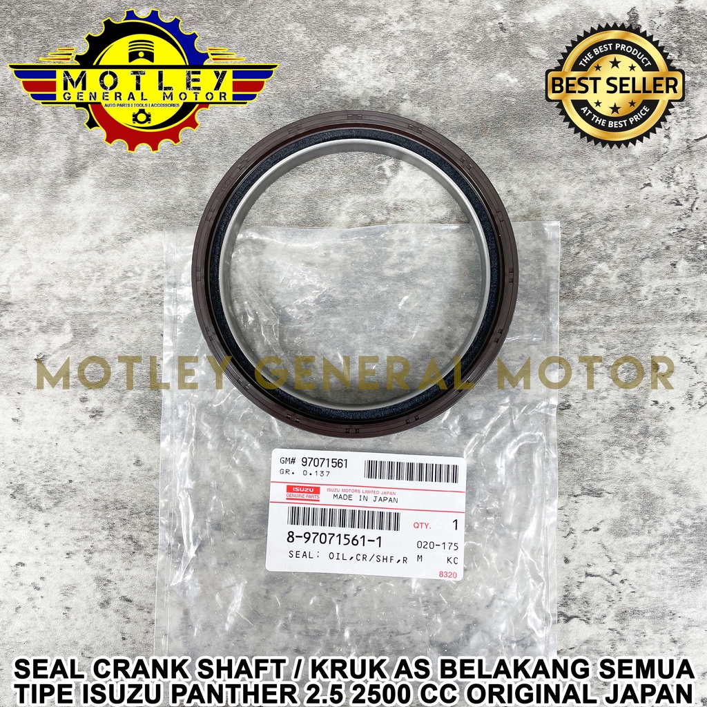 Jual SEAL SIL CRANKSHAFT CRANK SHAFT KRUK KREK AS BELAKANG ISUZU ...