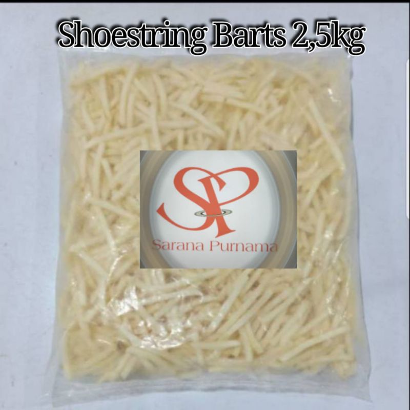 Jual shoestring /french fries/ketang goreng/ketang beku 2.5kg | Shopee ...