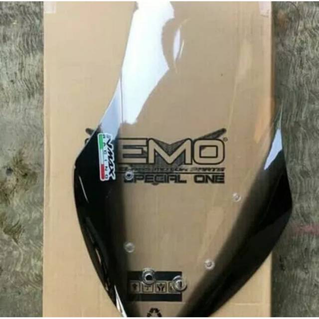 Jual visor nemo nmax 2 tone / windshield nemo nmax 2 warna riben smoke ...