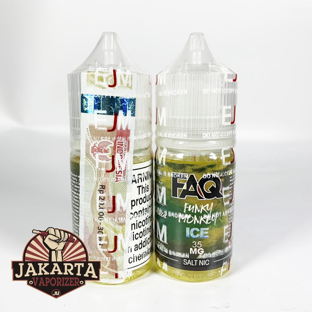 Jual [ICE SALT] EJM FAQ FUNKY MONKEY ICE SALTNIC 30ML 25MG 35MG BY EJUICE MURAH | Shopee Indonesia