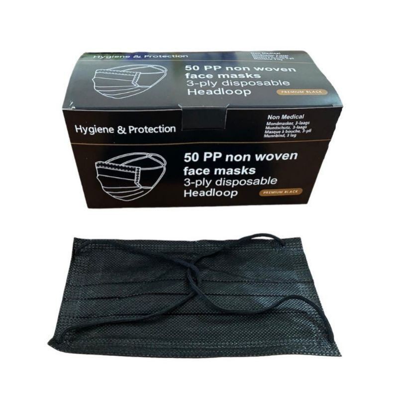 Jual masker 3 ply | masker hitam korea | Shopee Indonesia