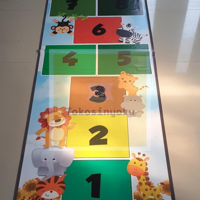 Jual engklek / tapak gunung / hopscotch / karpet engklek ukuran ...