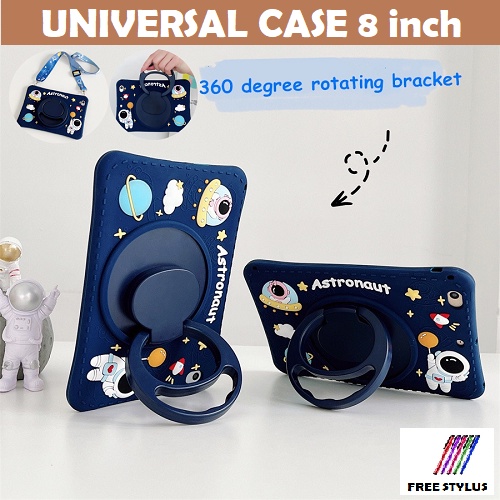 Jual ADVAN TAB A8 2022 8 inch ROTATE KIDS SOFTCASE ASTRONOT CASING ...