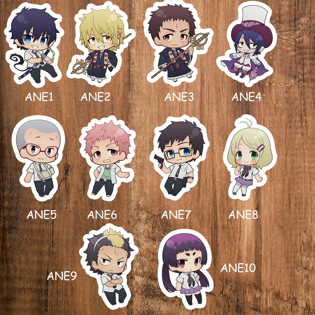 Jual sticker stiker anime Ao no Exorcist Blue Exorcist | Shopee Indonesia