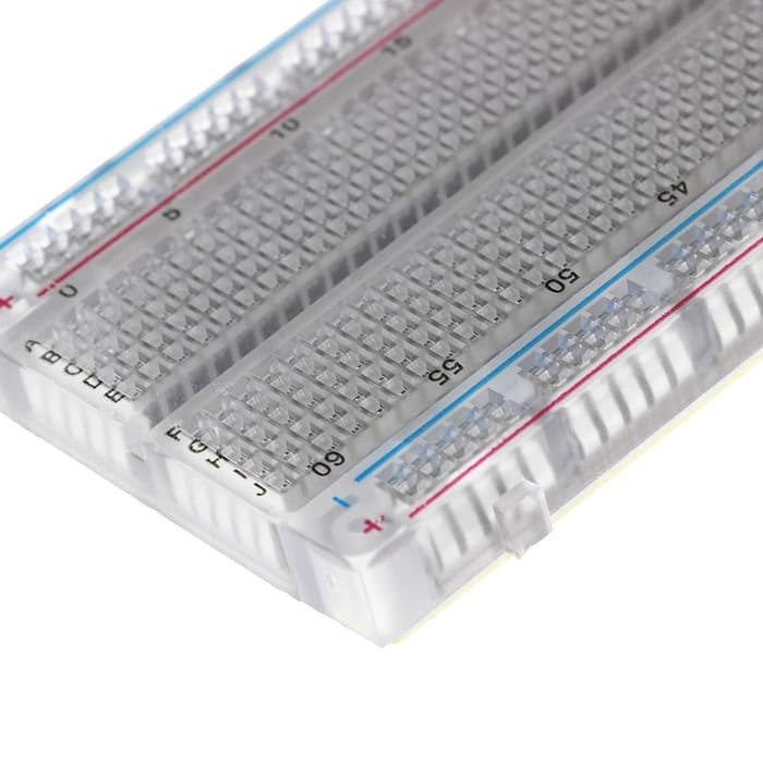 Jual Breadboard 830 point Transparant Project Board Protoboard Bread ...