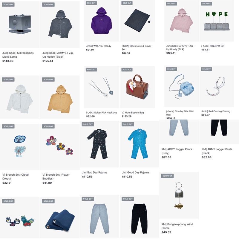 Jual PO Artist Made Collection by BTS ( Bisa request lagi cari yang ...
