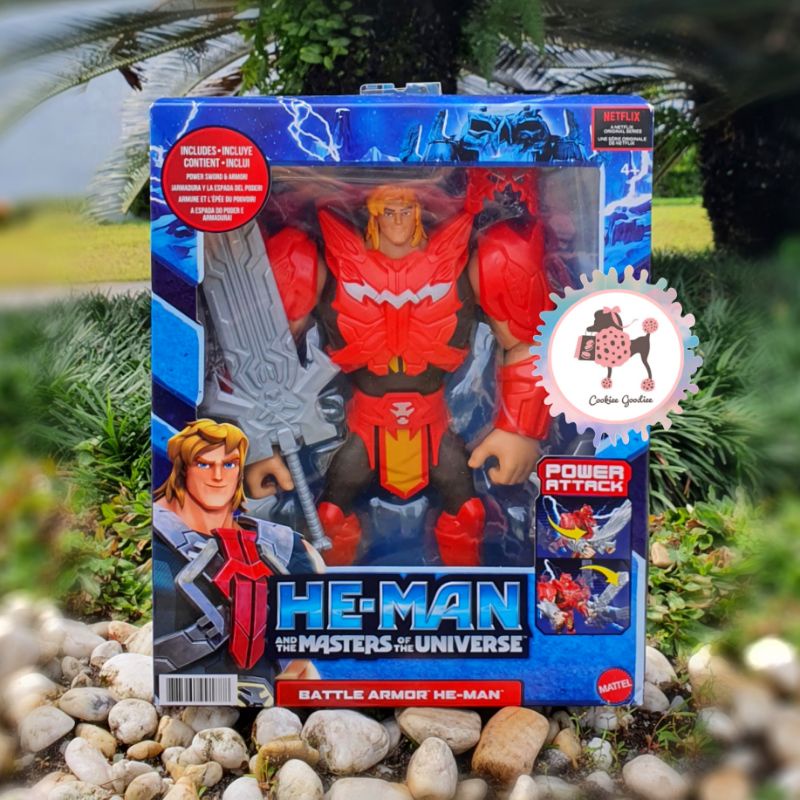 Jual Masters of the Universe Deluxe He Man Power Attack | Shopee Indonesia