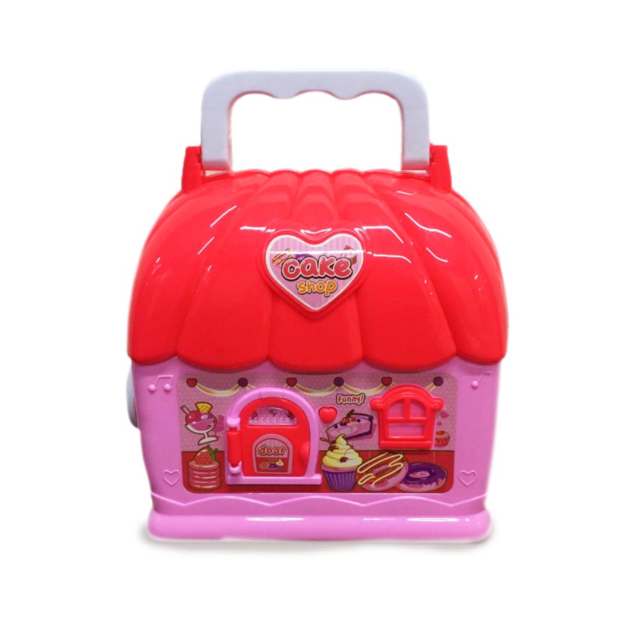Jual Cod Mainan Kue Anak + Tas Berbentuk Toko Ada Lampu dan Musik ...