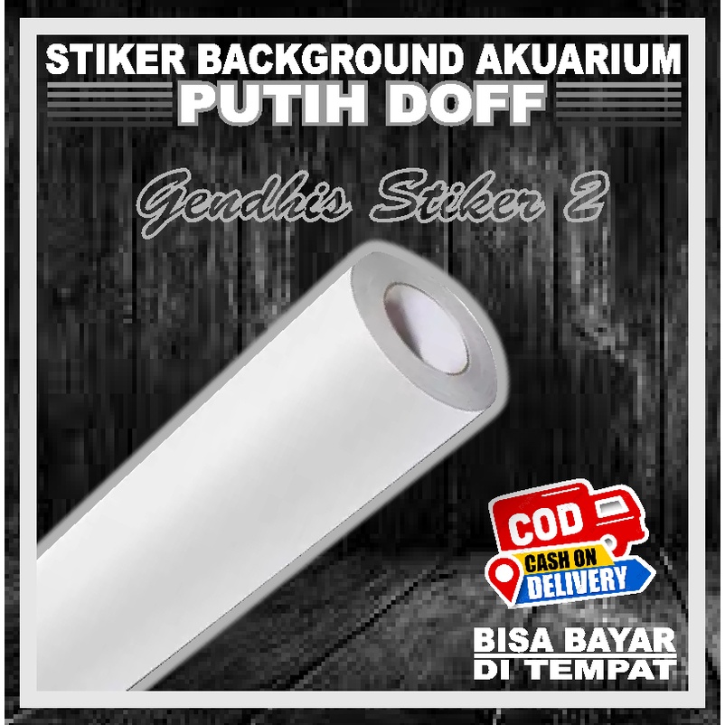 Jual Stiker Background Akuarium Putih Doff | Shopee Indonesia