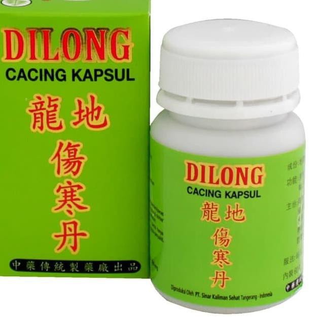 Jual Dilong cacing kapsul _ obat tifus / tipes / typhus 60s | Shopee ...