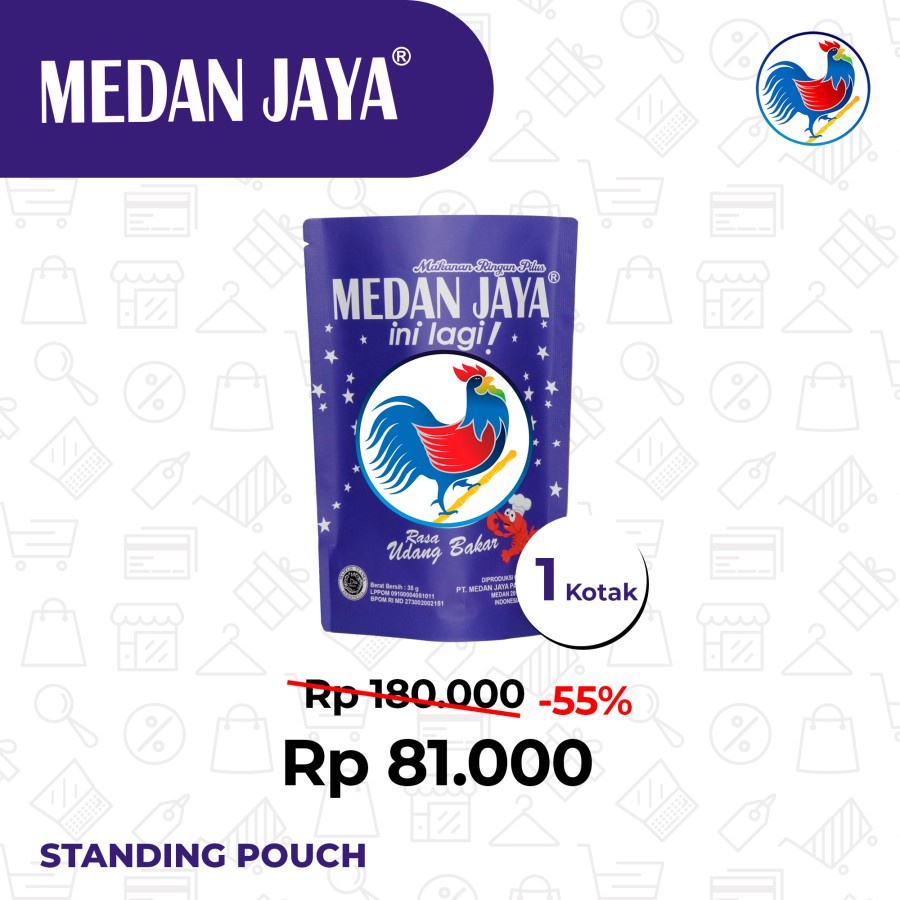 Jual Medan Jaya 35 gr / Kemasan Standing Pouch (1 kotak isi 30 Pcs ...