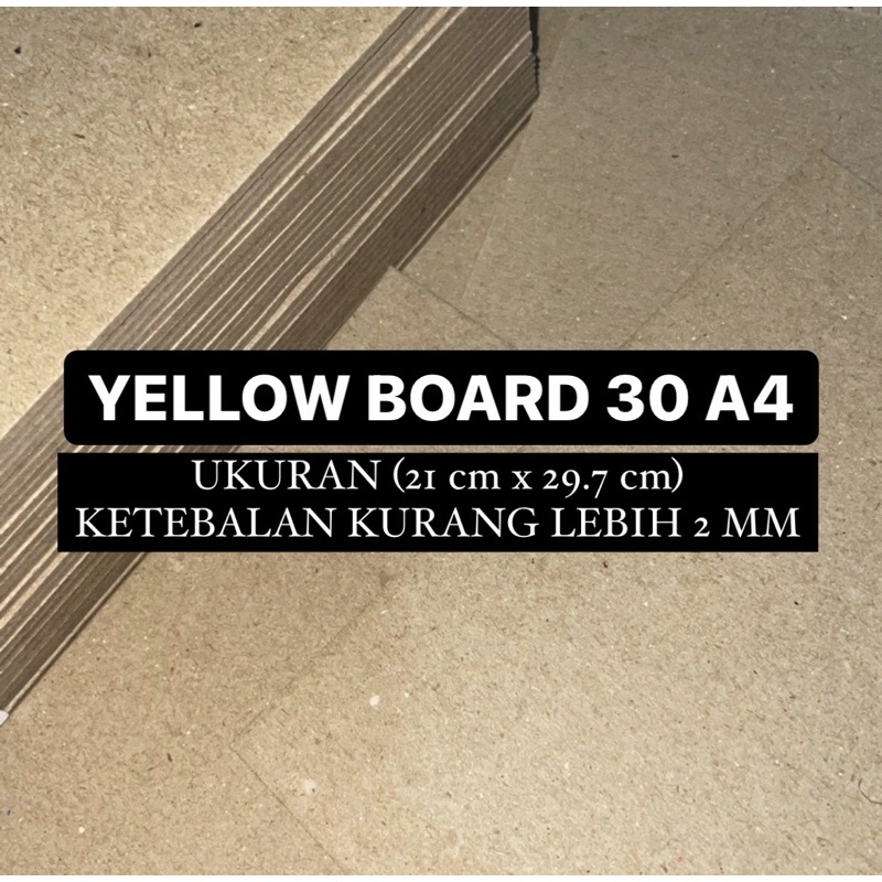 Jual YELLOW BOARD A4 | Shopee Indonesia