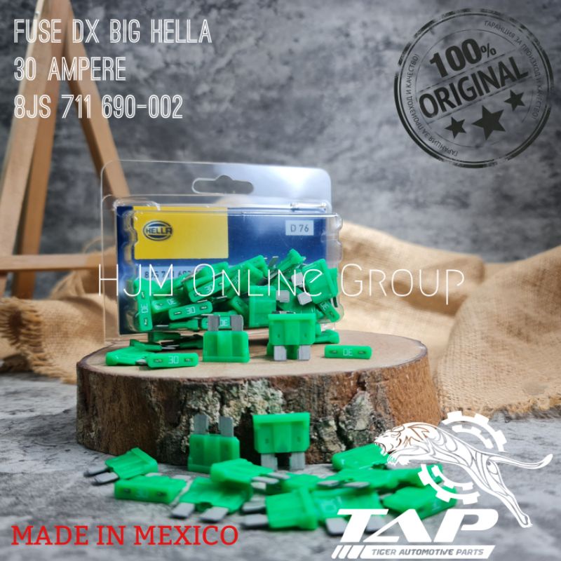 Jual FUSE DX BIG 30 AMPERE HELLA ORIGINAL - SEKRING TUSUK TANCAP BESAR ...