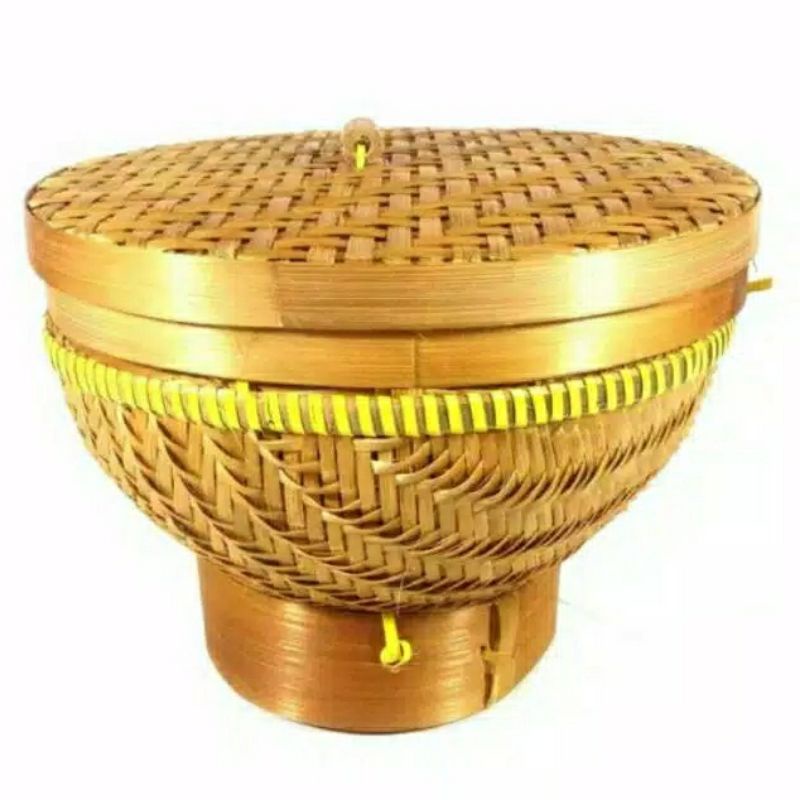 Jual wakul bakul/ tempat nasi dari anyaman bambu 20cm | Shopee Indonesia
