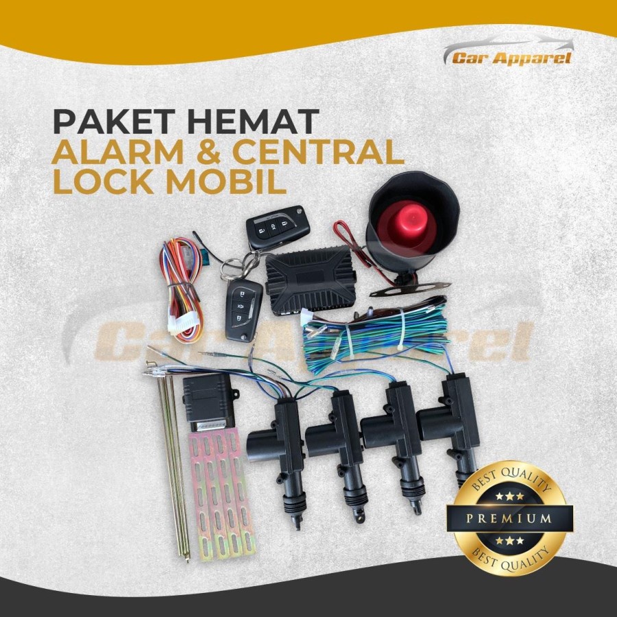 Jual PAKET HEMAT ALARM DAN CENTRAL LOCK MOBIL FULL SET | Shopee Indonesia