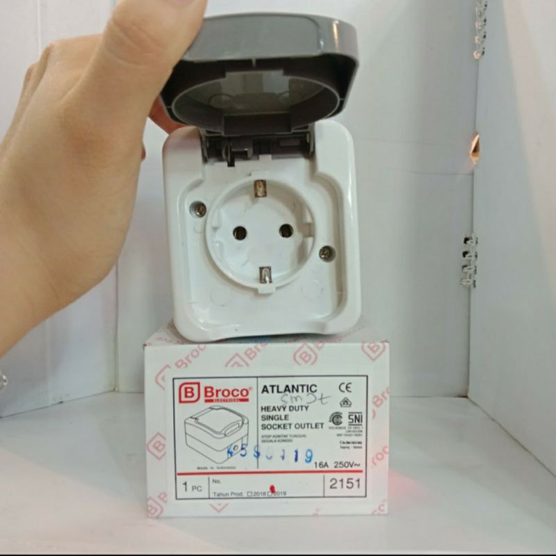 Jual Saklar Broco OB Atlantic waterproof anti air. engkel, seri, stop ...