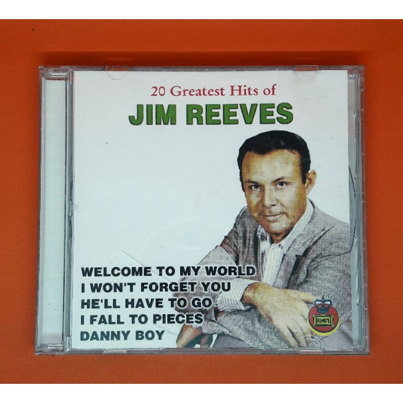 Jual CD 20 Greatest Hits JIM REEVES vol 1 ProDuct KING rec | Shopee ...