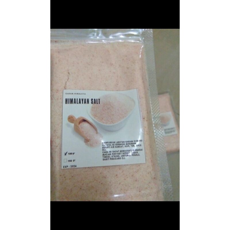 Jual himalaya salt(garam himalaya) isi 100gr | Shopee Indonesia