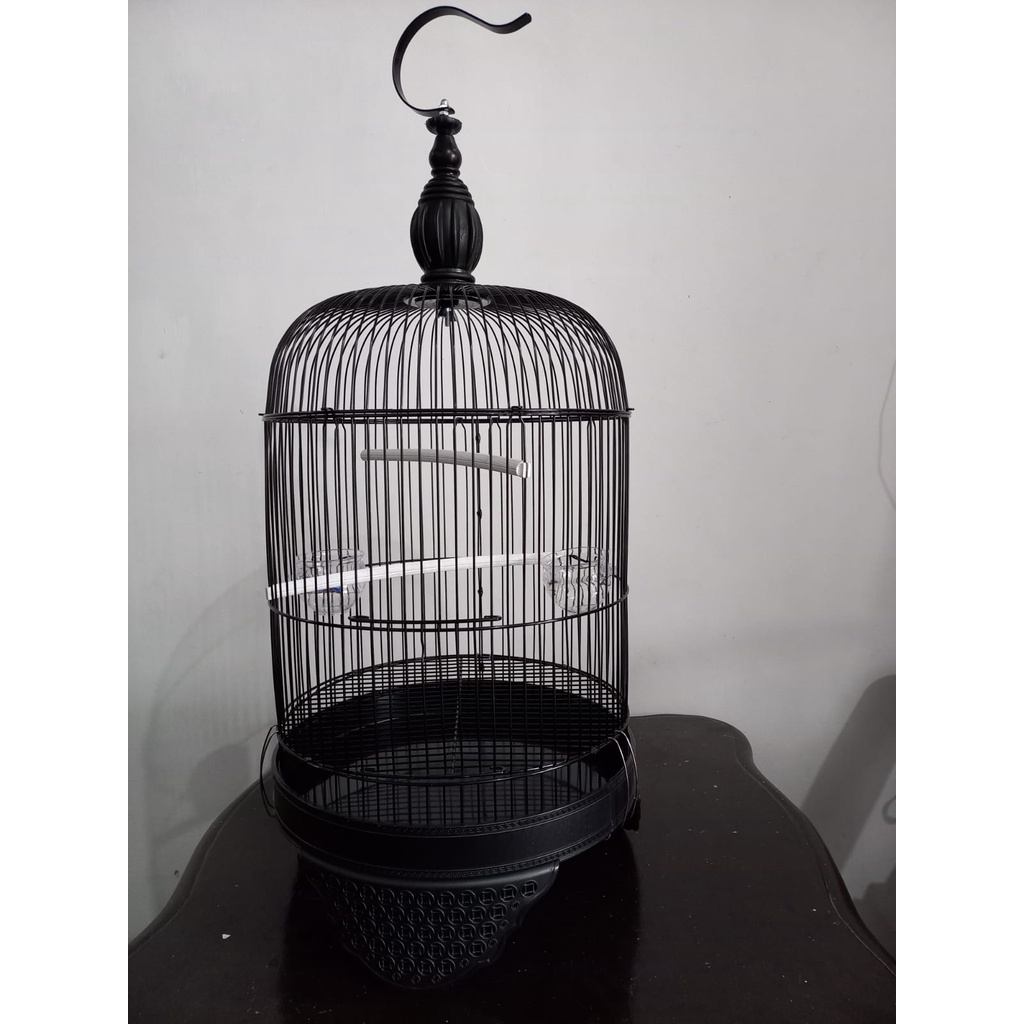 Jual Sangkar kandang Bulat Besi Burung Ukuran Tanggung Merk CC | Shopee ...
