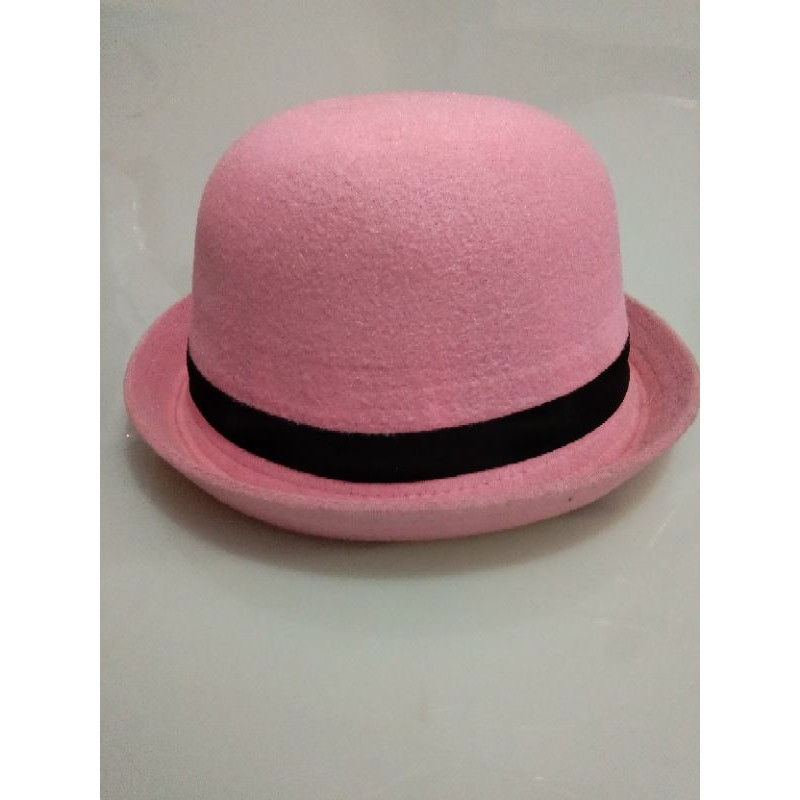 Jual Topi Bowler Hat Dewasa Cewek/Cowok Topi Caplin | Shopee Indonesia