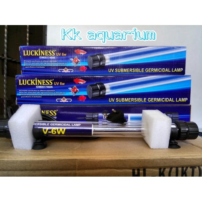 Jual Lampu uv luckiness 6 Watt sterilizer kolam dan aquarium ...