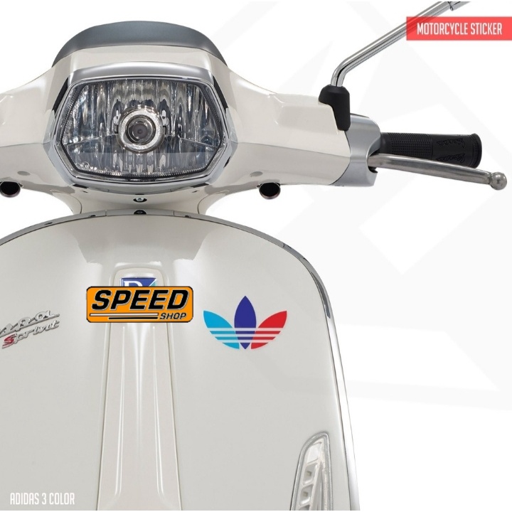 Jual Sticker Decal Motor Adidas 3 Color universal motor matic | Shopee ...