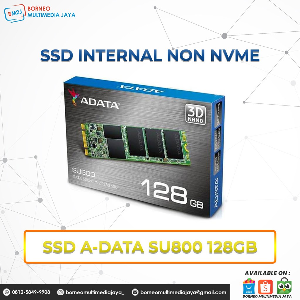 Jual SSD ADATA SU800 128GB | Shopee Indonesia