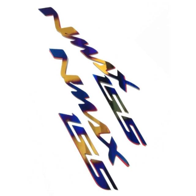 Jual Logo Nmax 2 tone 155 CNC/LOGO NMAX PLAT BESI CNC PNP TEMPEL ...