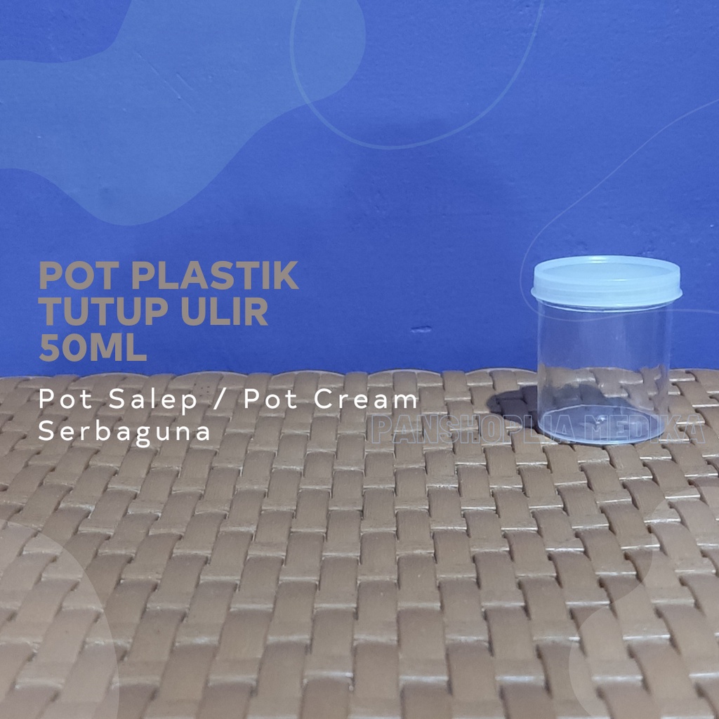 Jual Pot 50cc . Pot 50ml . Pot Plastik 50 ml . Pot Slime / Pot Salep ...
