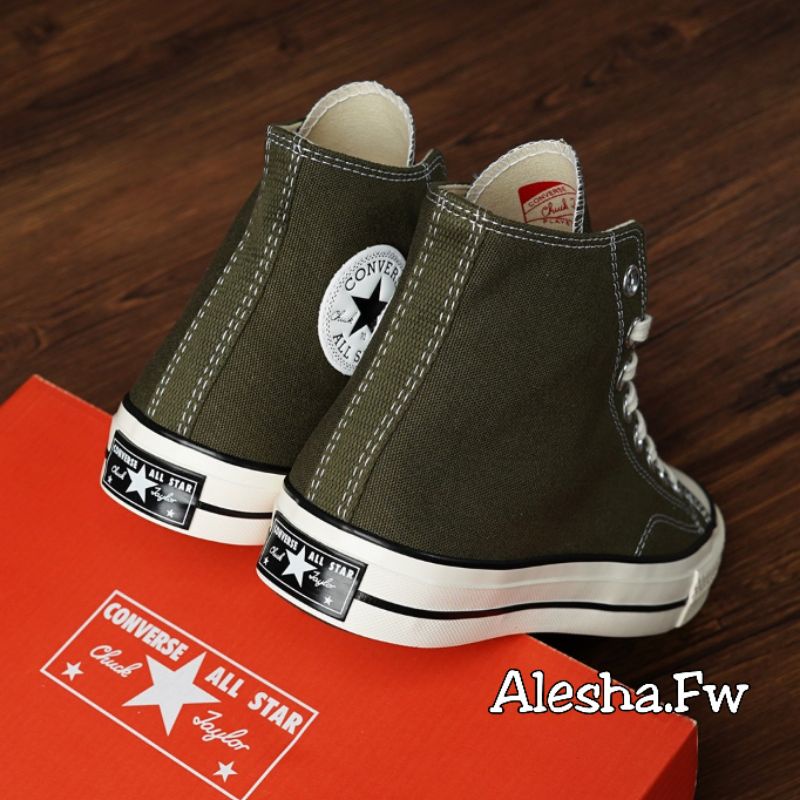 Jual Sepatu Converse 70s HI Hijau Army / Converse 70's Hight Green ...