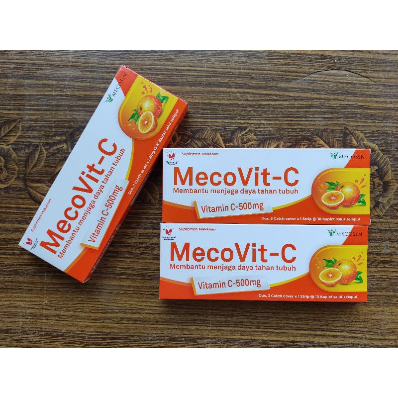 Jual Mecovit C vitamin C 500mg (1box isi 30tablet) | Shopee Indonesia