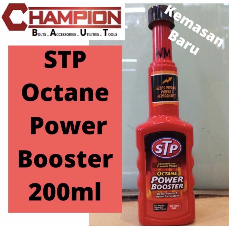 Jual Octane Power booster Peringkat Oktane bensin kemasan 200ml Original STP | Shopee Indonesia