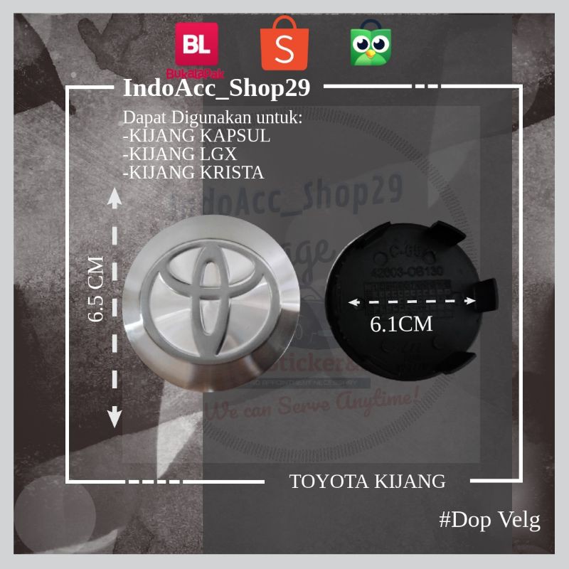 Jual Dop Velg Kijang Kapsul, LGX, Krista | Shopee Indonesia