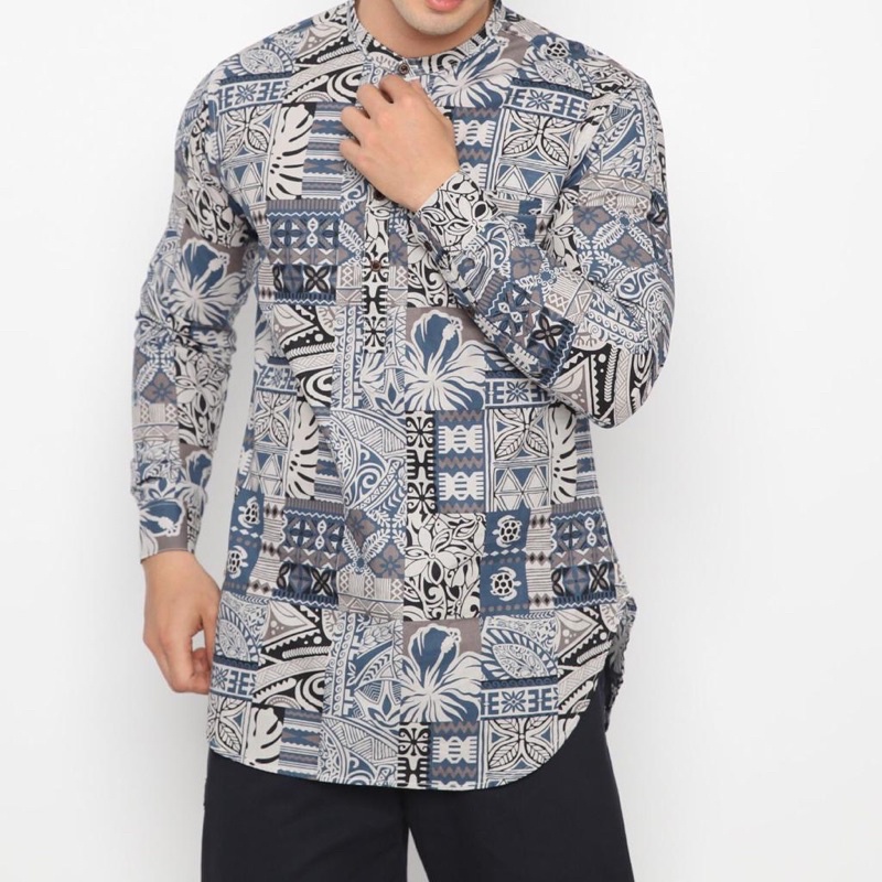 Jual Kurta Batik Tangan Panjang ori by Assyauqie | Shopee Indonesia