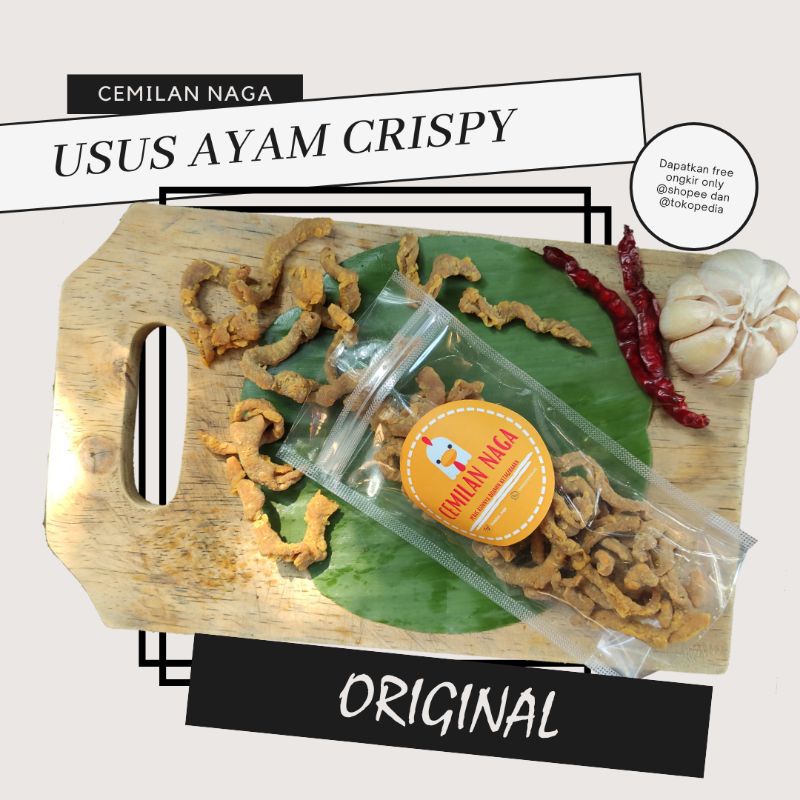 Jual Usus Crispy Original cemilan murah by Cemilan Naga | Shopee Indonesia