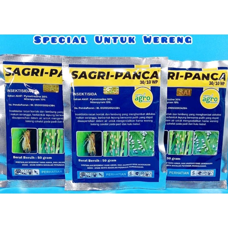 Jual INSEKTISIDA SAGRI - PANCA 30/10 WP KEMASAN 50GR | Shopee Indonesia