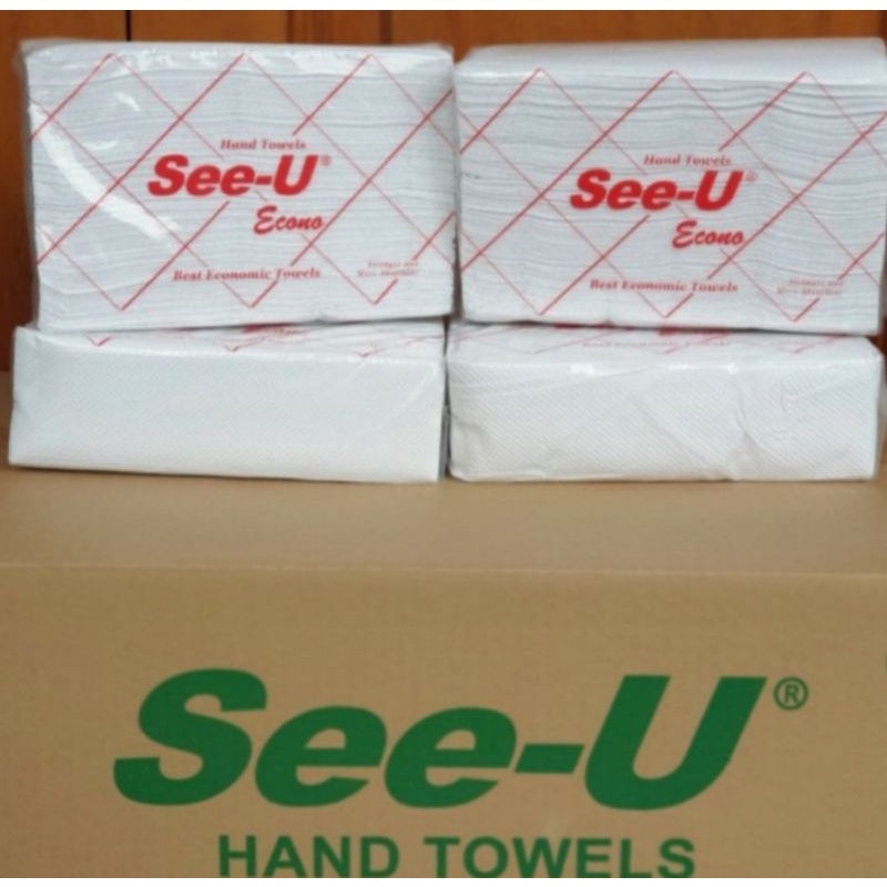 Jual ( PAKET 4 pcs ) See U Hand Towel Merah | Shopee Indonesia