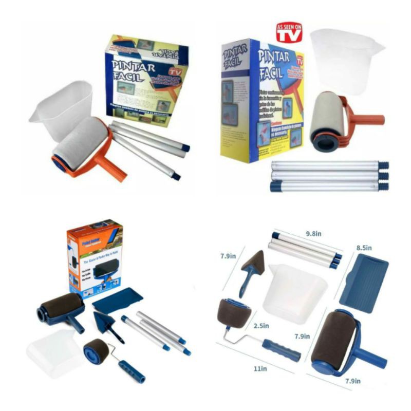 Jual Roll Cat Dinding - Pintar Facil dan Paint Roller Pro ( 2 Box ...