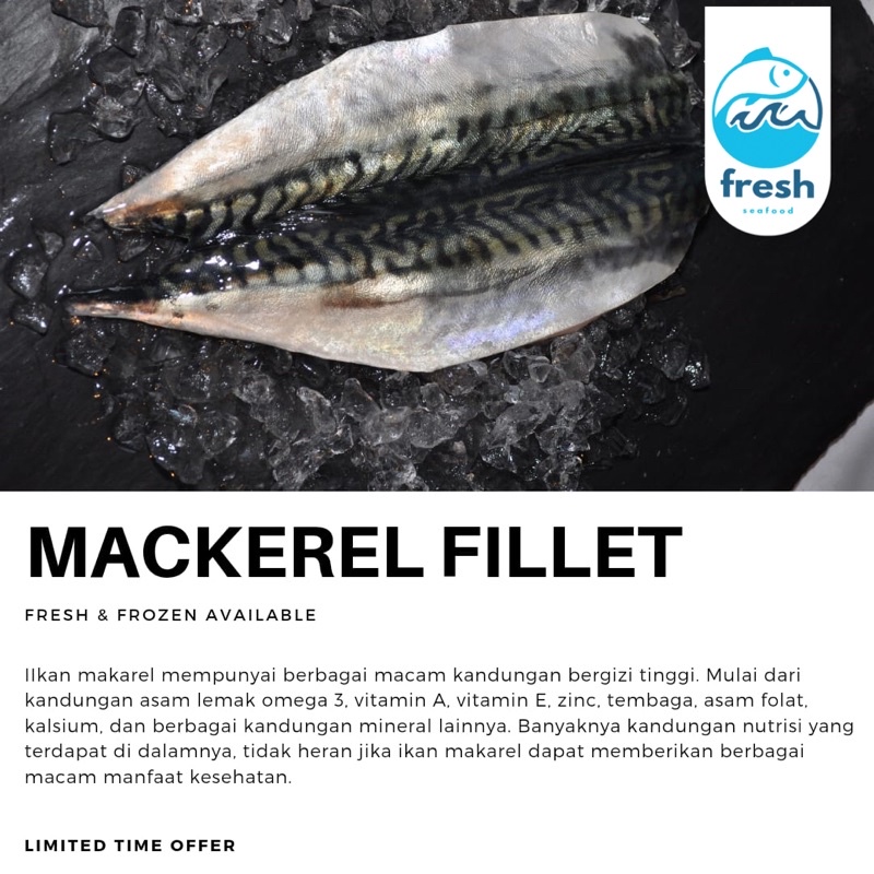 Jual MACKEREL FILLET 1kg | Shopee Indonesia