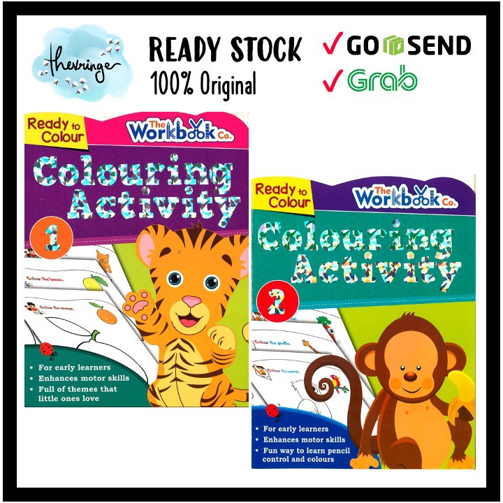 Jual Colouring Activity Book Ready to Color Buku Mewarnai / Coloring ...
